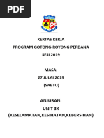 Kertas Kerja Gotong Royong Sekolah PPD Sandakan 2025 | PDF