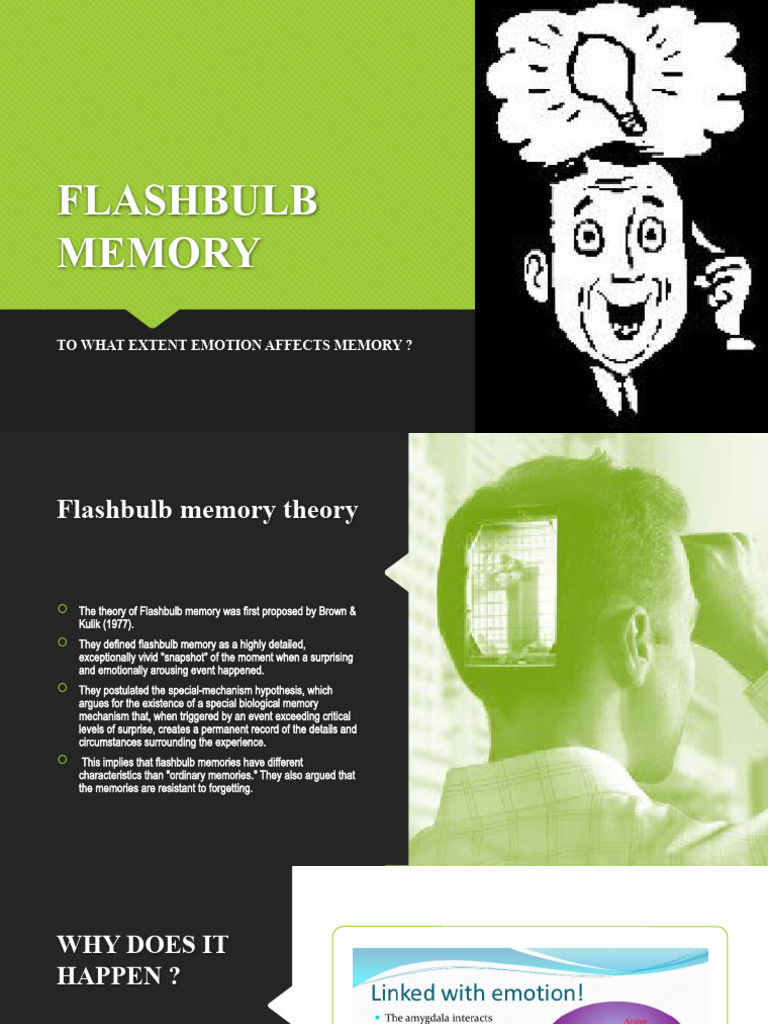 Flashbulb Memory | PDF | Memory | Psychological Concepts