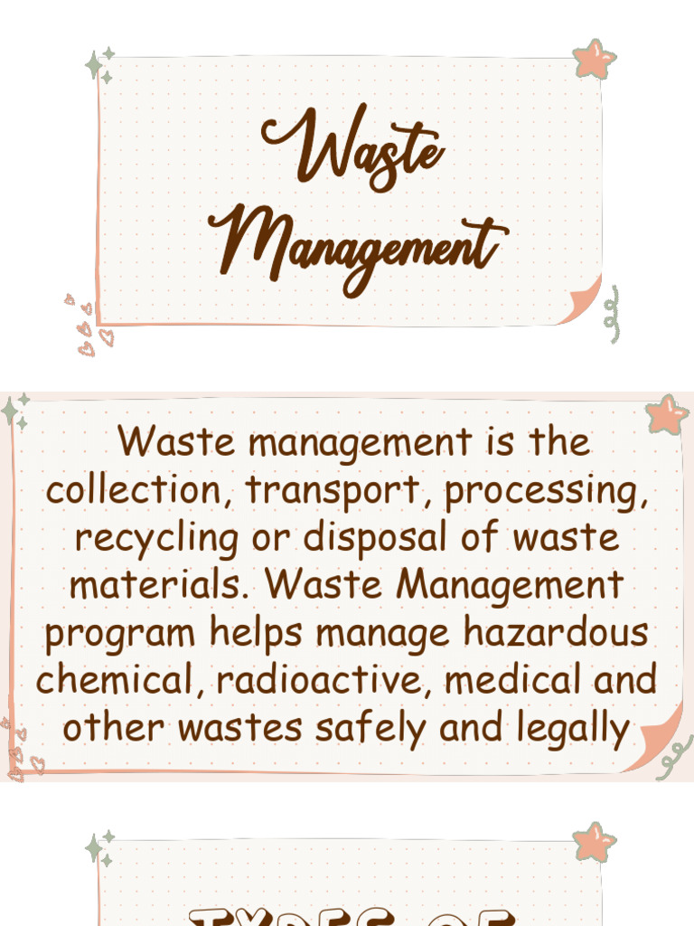 Waste-Management-TLE | PDF | Waste | Waste Management