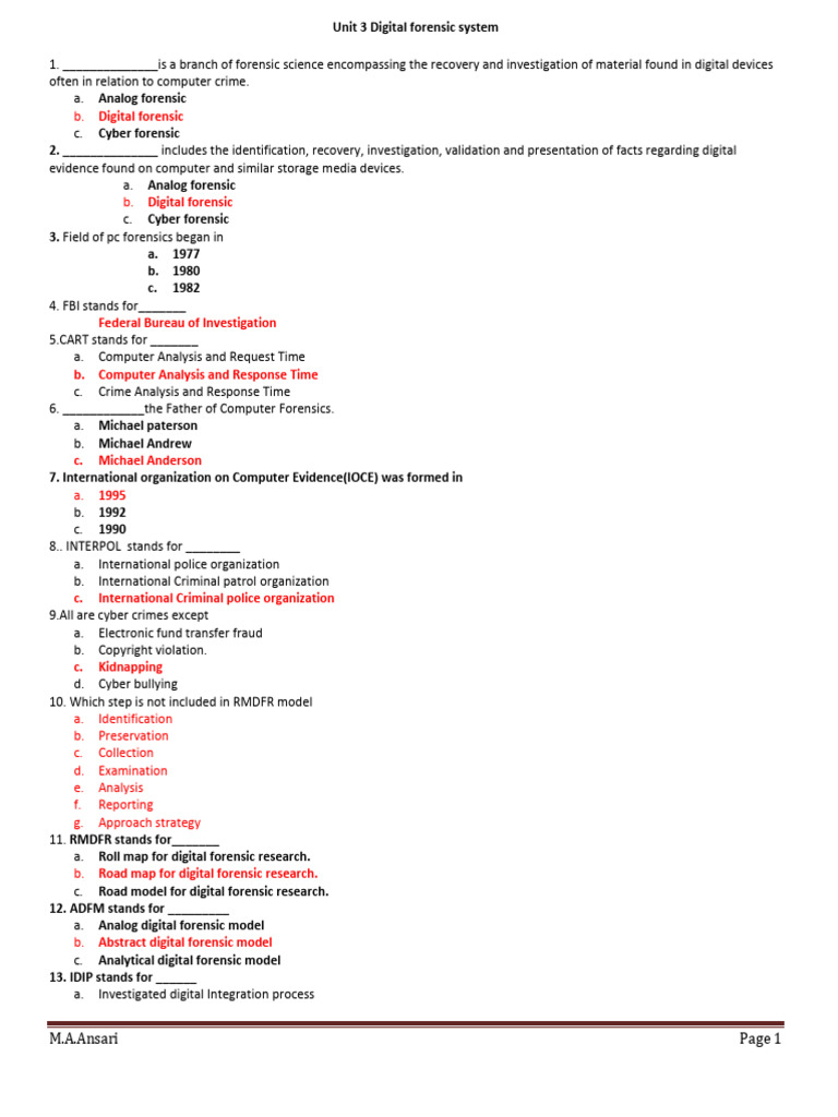 Chapter 3 Digital Forensic | PDF | Digital Forensics | Computer Forensics