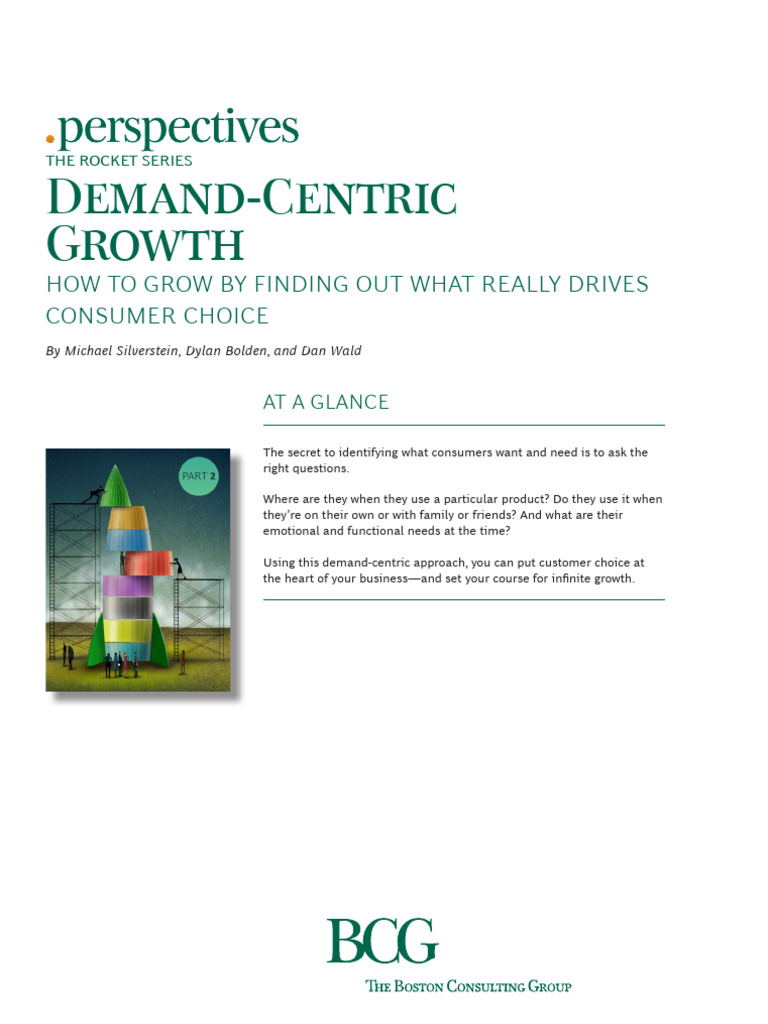 BCG - Demand-Centric Growth - Sep 2015 | PDF | Brand | Hilton Worldwide