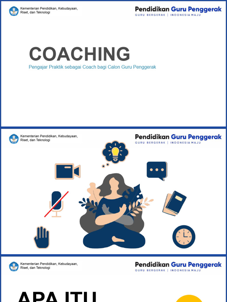 Coaching untuk Guru Penggerak | PDF | Karier & Perkembangan
