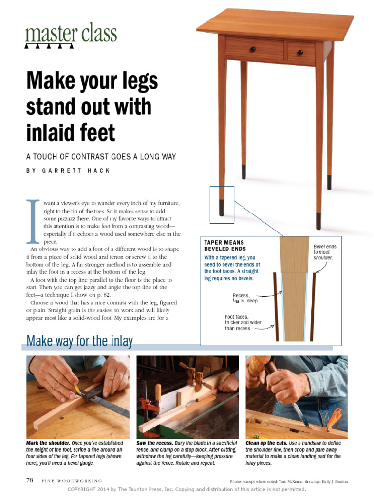 Inlaid Feet | PDF
