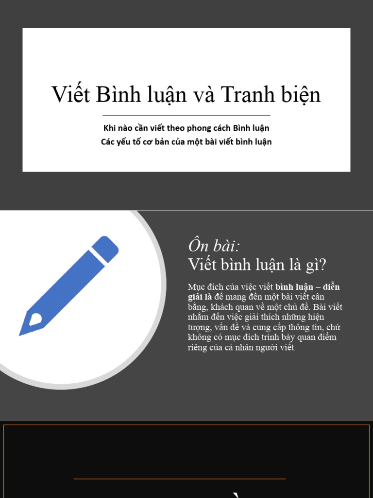 Bai 3 - Gioi thieu ve viet binh luan | PDF