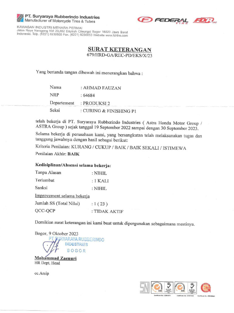 Paklaring Compressed | PDF