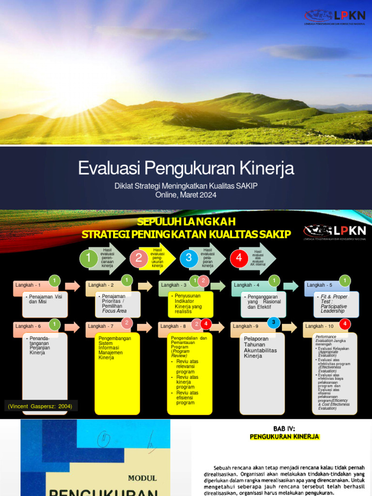 SESI 3 - Evaluasi Pengukuran Kinerja - Maret 2024 LPKN-compressed | PDF