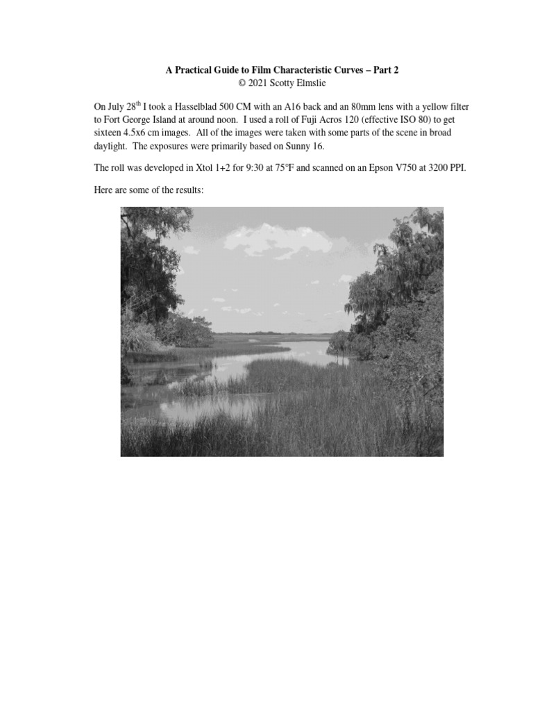 Film Characteristic Curves Explained | PDF | Exposure (Photography ...