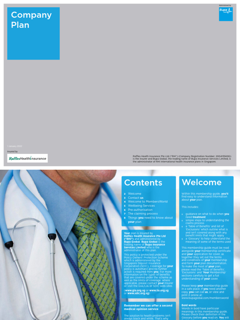 RHI Bupa Global Health Plan Guide | PDF | Deductible | Google Play