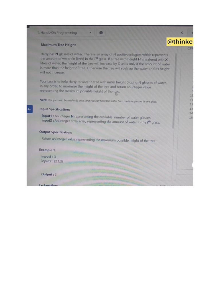 Maximum Tree Height | PDF