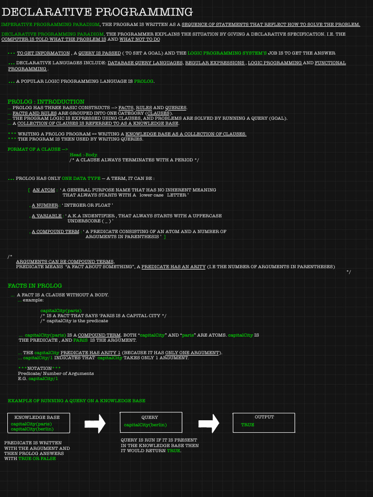 Understanding Prolog in Declarative Programming | PDF | Computer ...