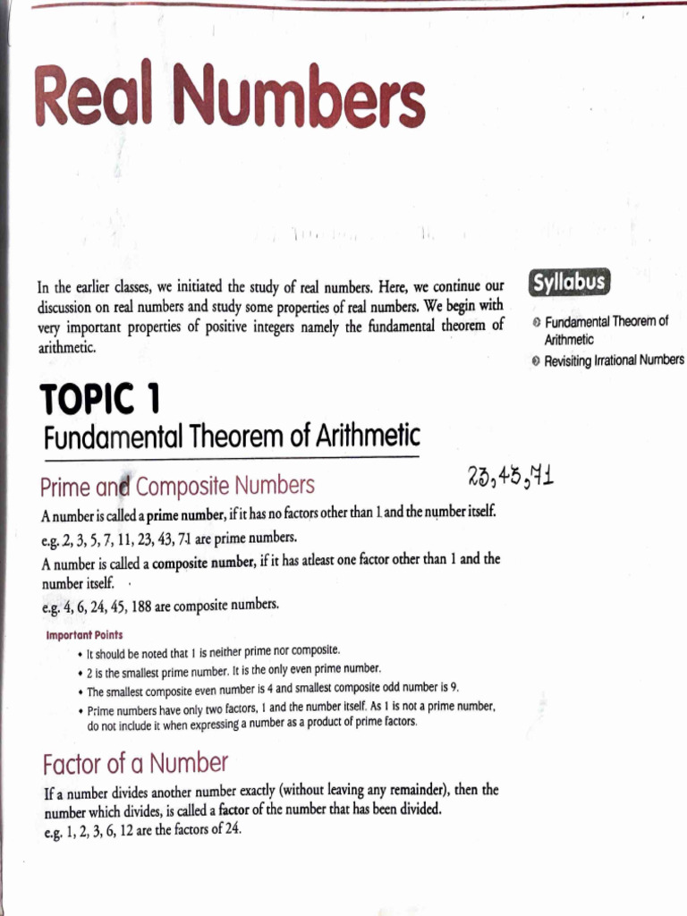 Math Guide 1 | PDF