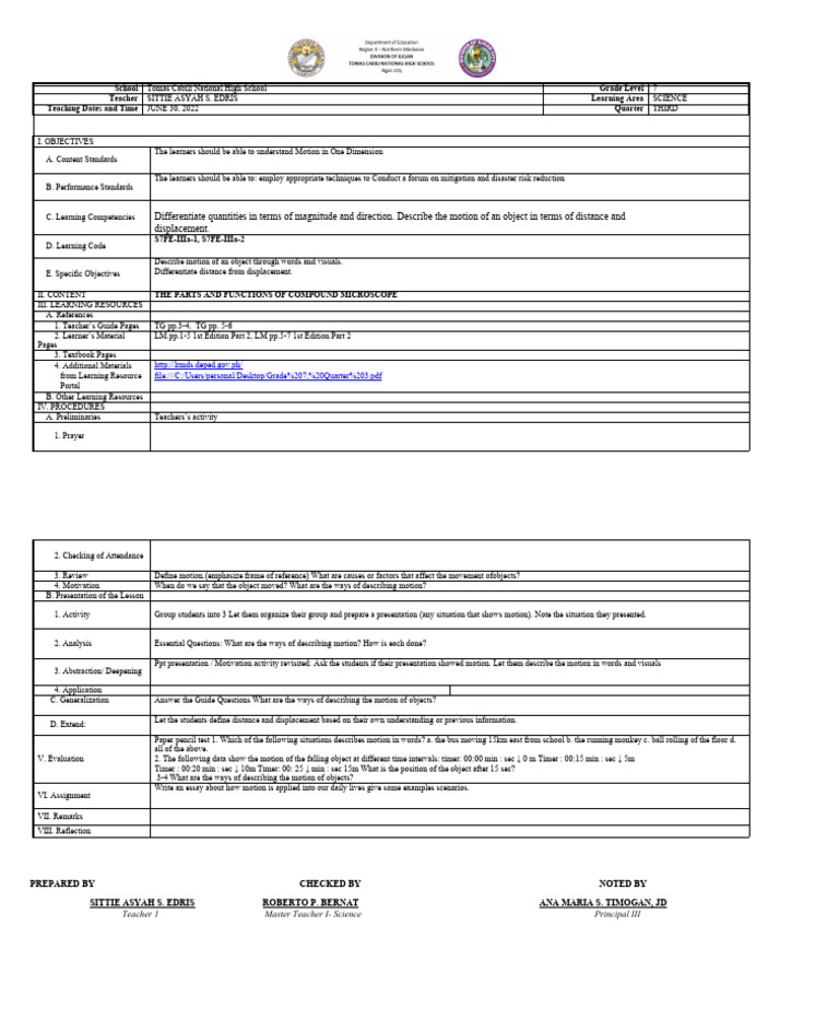 Cot2 Biotic and Abiotic Factor | Download Free PDF | Learning | Teachers
