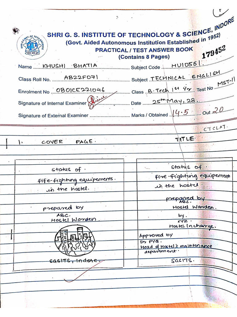 Report Writing Example | PDF Report Writing Example | PDF