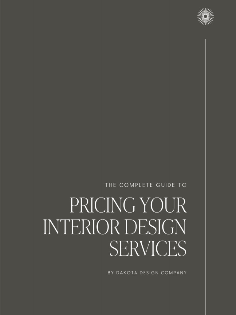 Interior Design Pricing Guide | PDF | Pricing | Fee