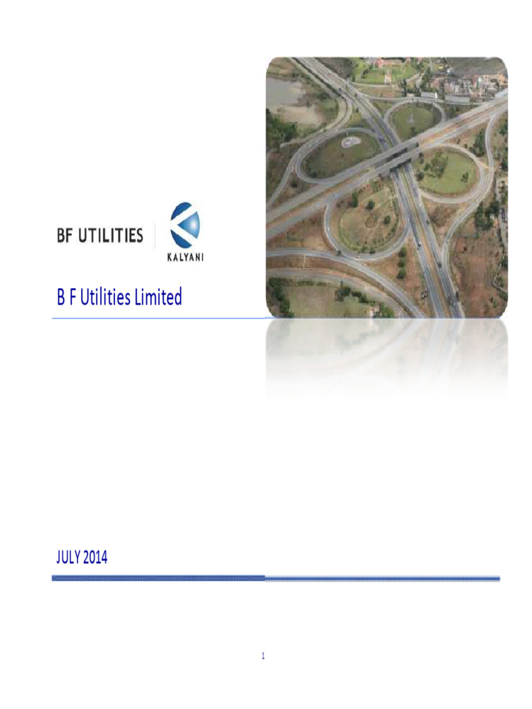 BF Utilities Limited: Infrastructure Overview | PDF | Economies