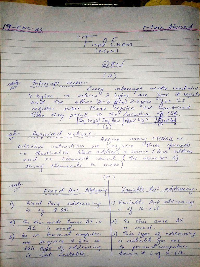 19-Enc-26 Moiz Ahmed Waris MNM Final | PDF