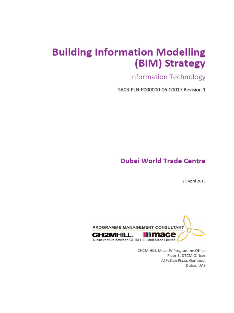BIM Strategy - SA03-PLN-P000000-06-00017 | Download Free PDF | Building Information Modeling | 3 ...