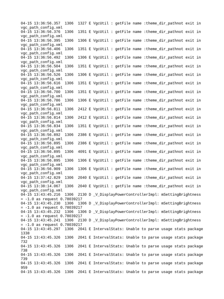 Log | PDF | Computer Standards | Operating System Technology