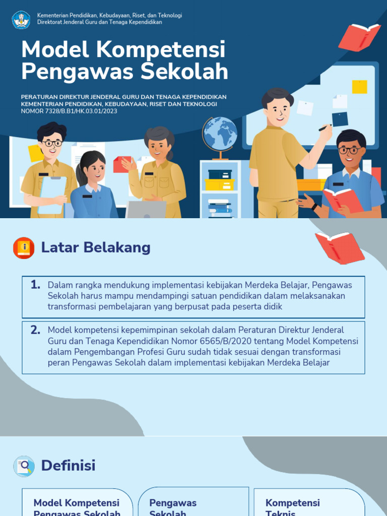 Paparan Model Kompetensi Pengawas Sekolah | PDF