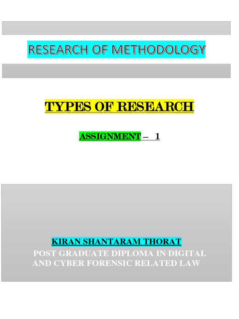 Research Methodology | PDF | Methodology | Quantitative Research