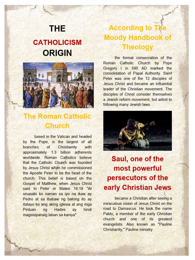 Catholicism Origin | Download Free PDF | Catholic Church | Christian Church