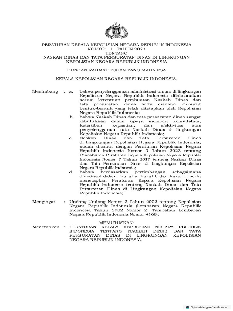 Perkap 1 - 2023 | PDF