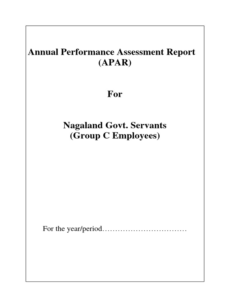 APAR For Group C Employees | PDF | Leadership