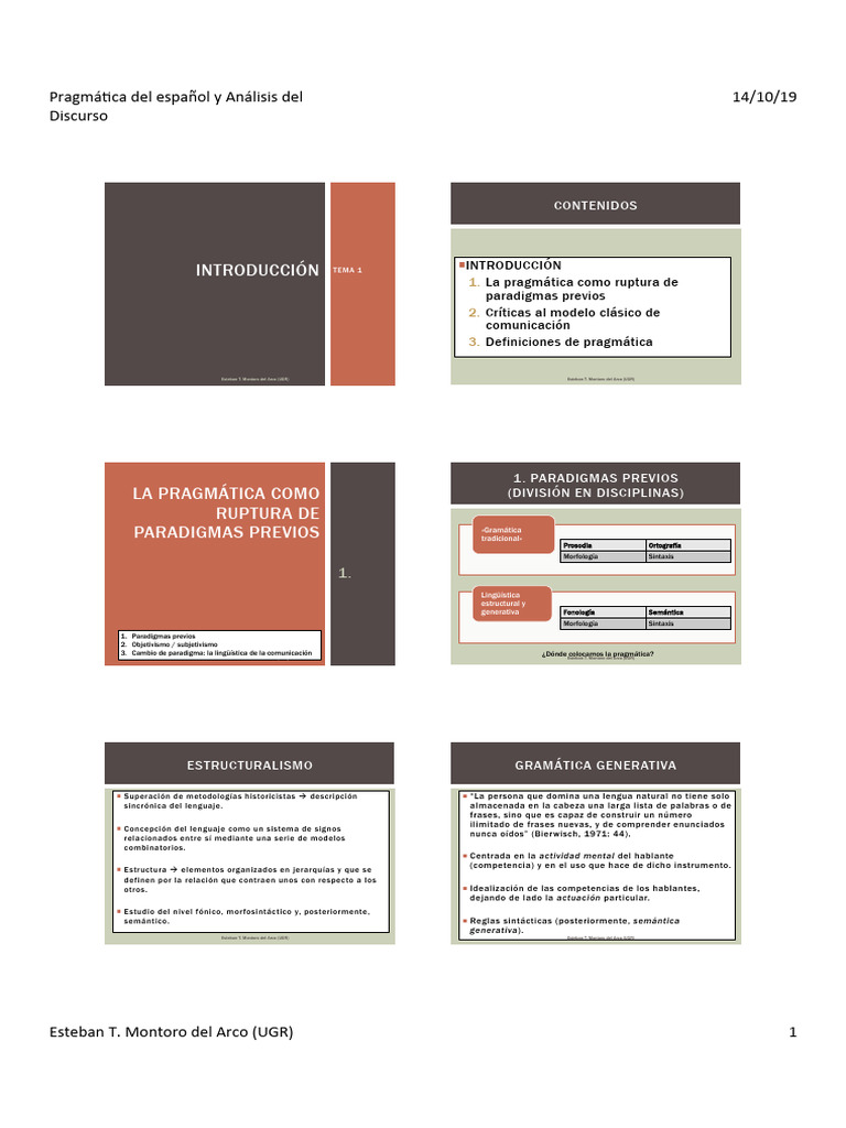 PRAGMA 1 Intro | PDF | Comunicación | Lingüística