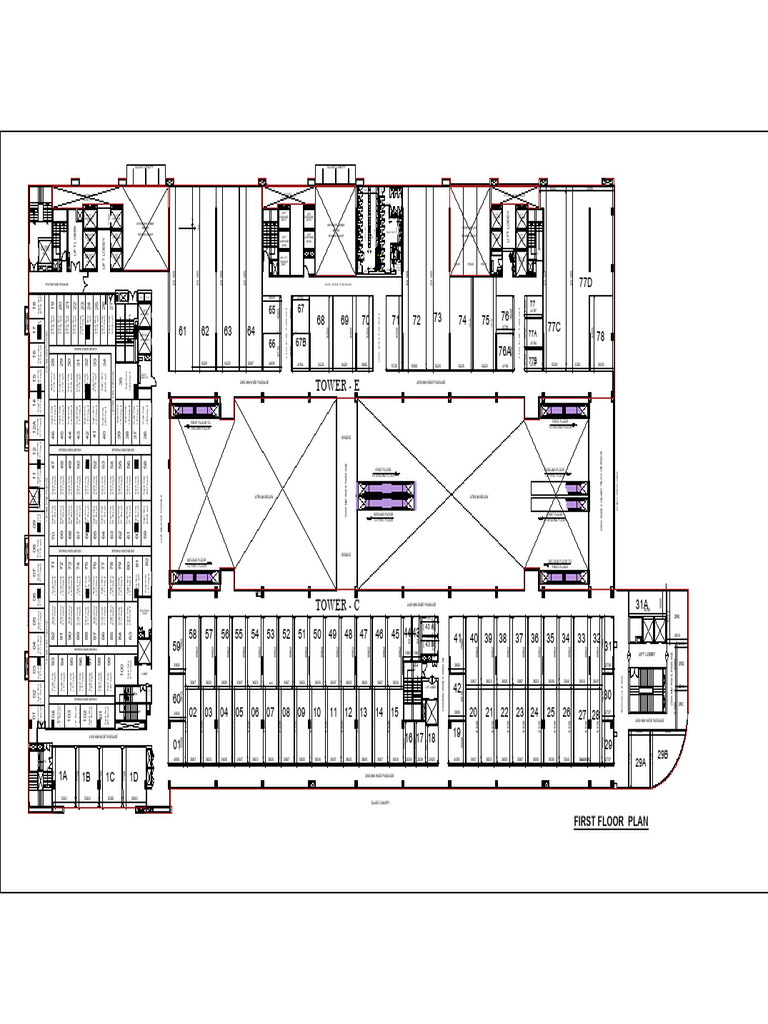 First Floor Plan with Passage Details | PDF
