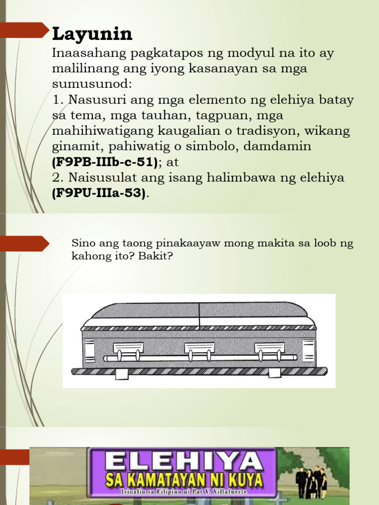 Modyul 2 Elehiya | PDF