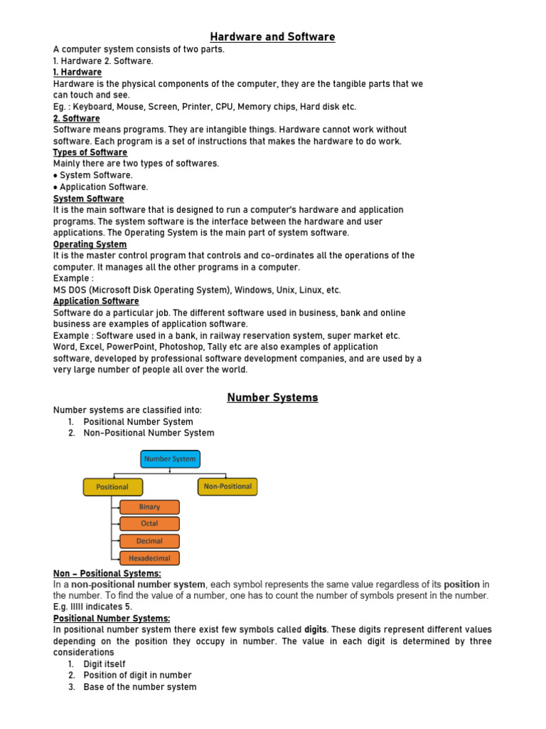 numberSystem | PDF | Computer Science | Computer Engineering