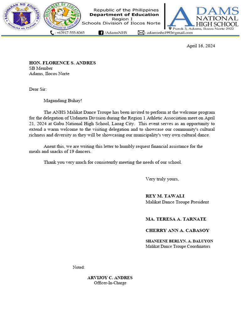 Solicitation Letter | PDF | American Red Cross