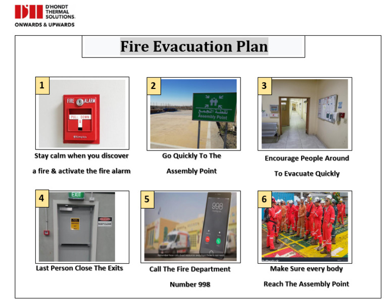 Fire Evacuation Plan Steps | PDF