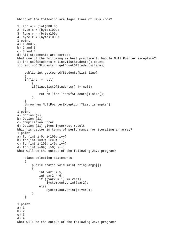 Java | PDF | Computing | Software Engineering