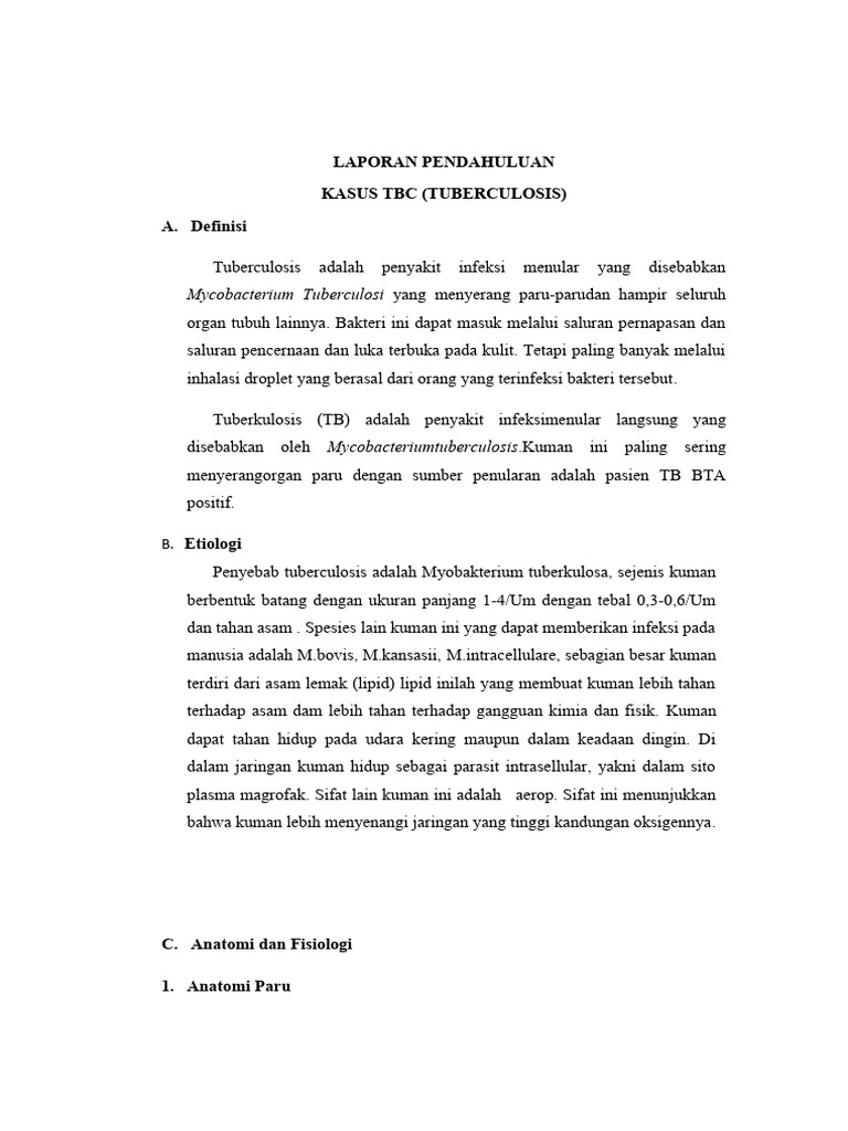 LP Durian TB Paru | PDF | Pengembangan Diri | Kesehatan Holistik