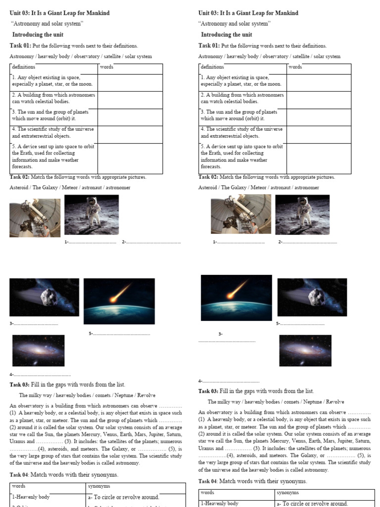 It Is A Giant Leap For Mankind Introduction | PDF | Planets | Solar System