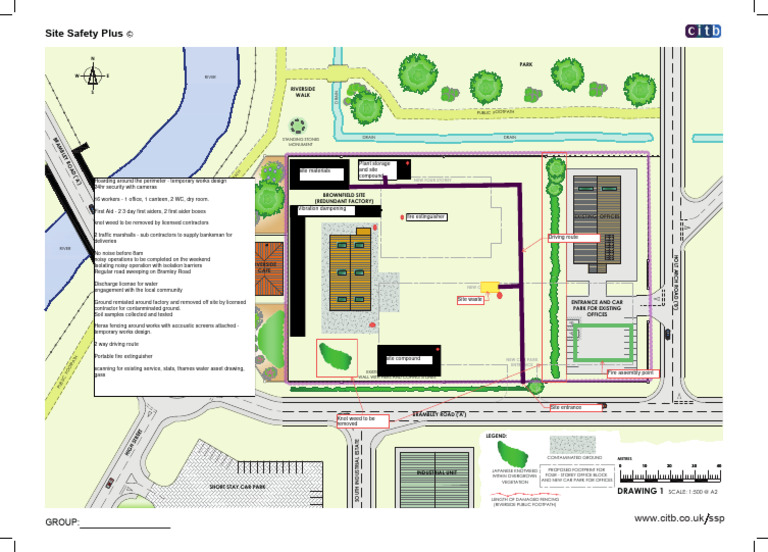 Construction Site Drawing 1 | PDF