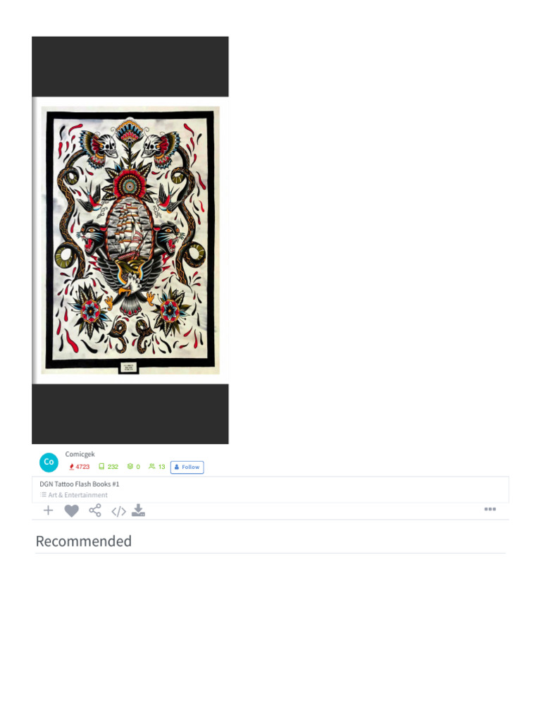 DGN Tattoo Flash Books #1 | PDF