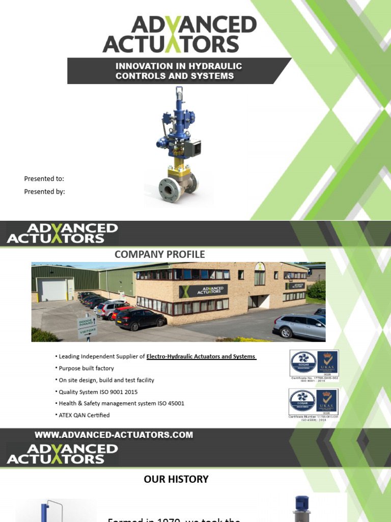 SELF-CONTAINED ACTUATOR | PDF | Actuator | Valve