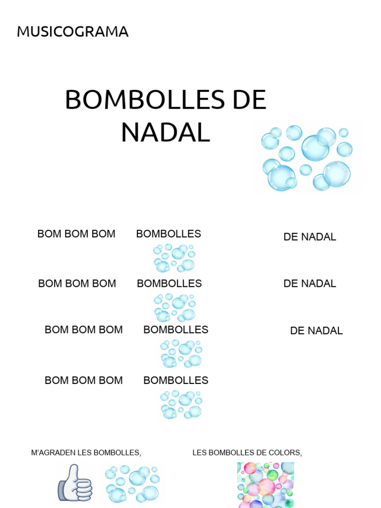 Lletra Bombolles Pdf