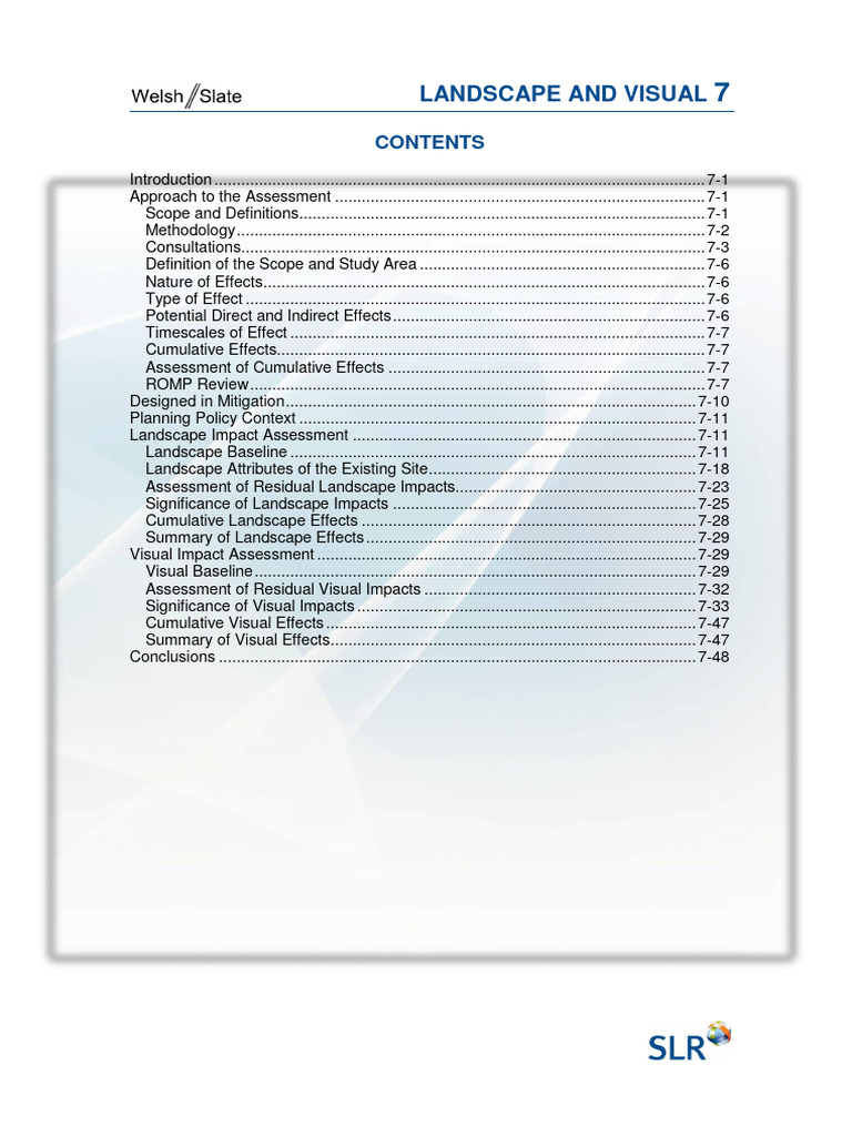 Landscape and Visual | PDF | Environmental Impact Assessment | Landscape
