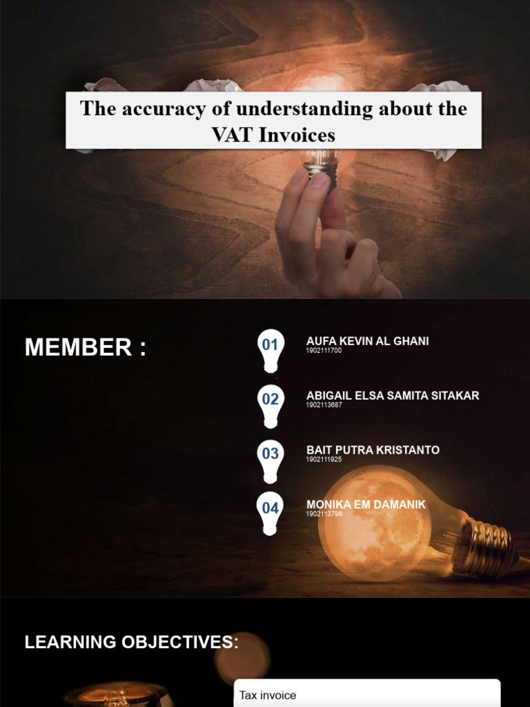 G1 The Accuracy of Understanding About The VAT Invoices | PDF