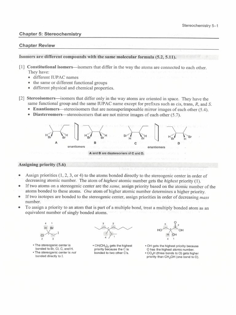 Organic Chemistry Solution Chapter5 | PDF