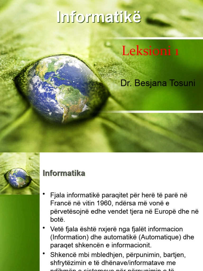 Informatikë | PDF