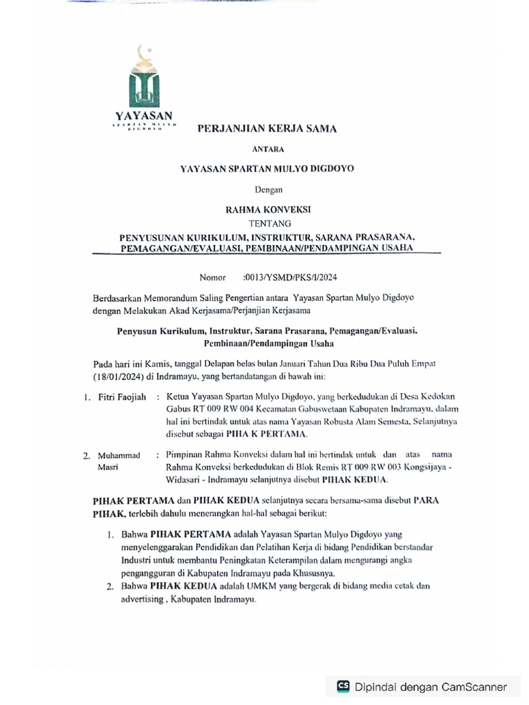 Umkm Spartan-Rahma Konveksi | PDF