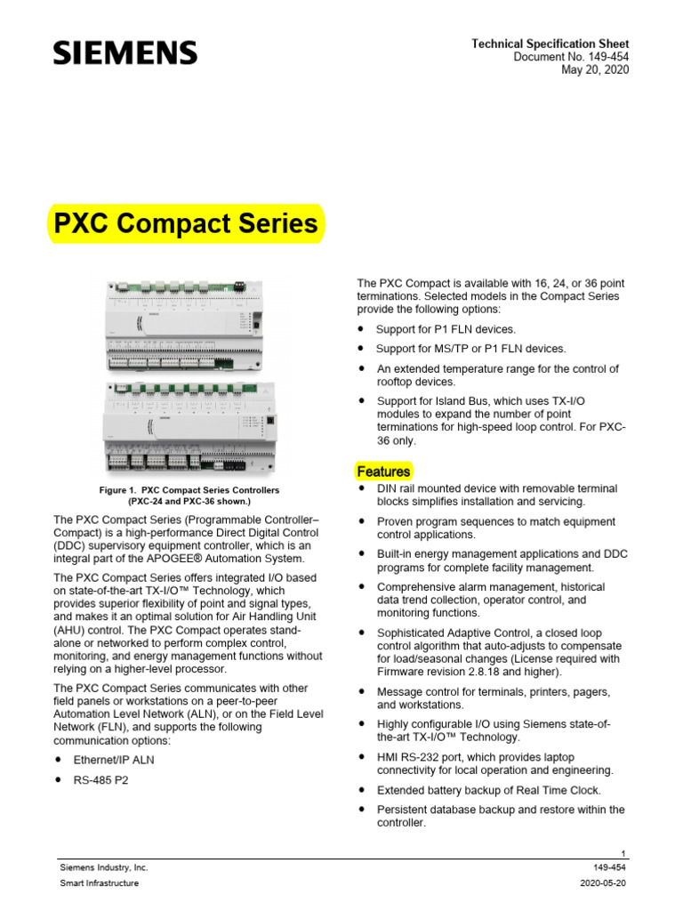PXC-Compact-Series | PDF | Power Supply | Computer Terminal