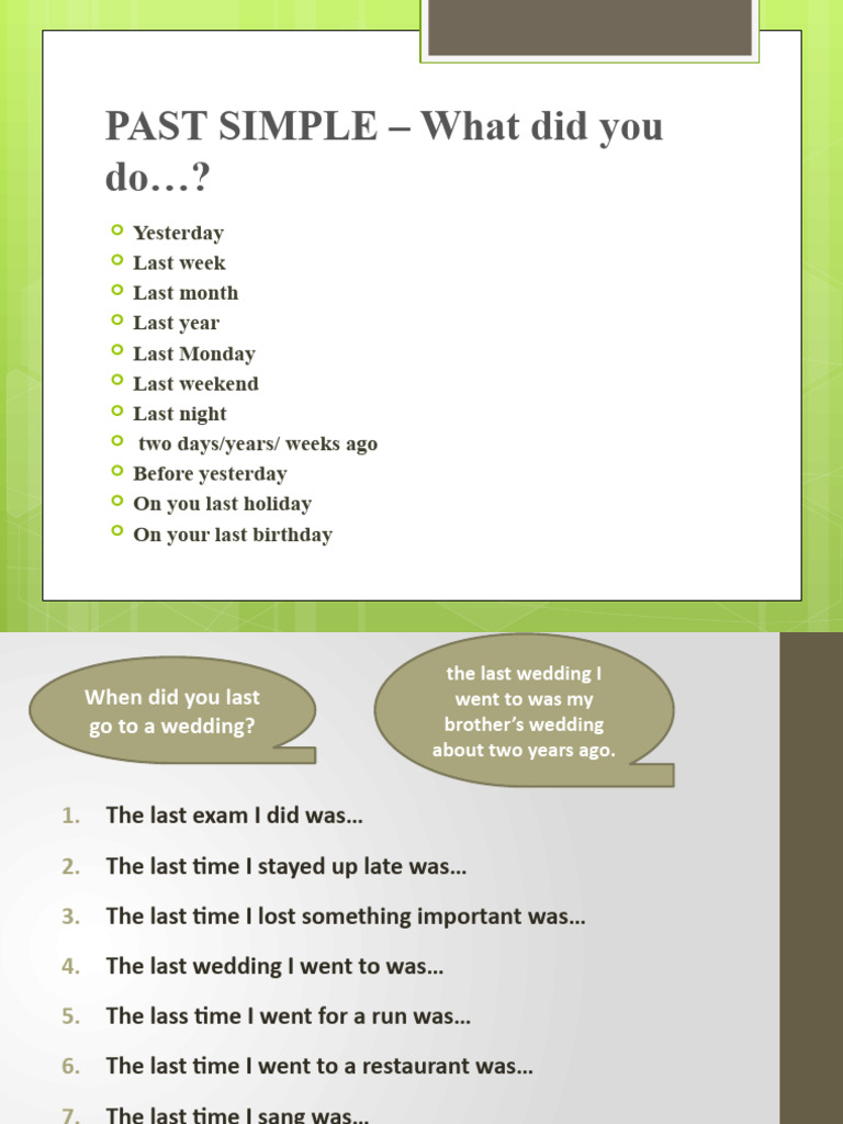 Past Simple - Practice | PDF | Language Arts & Discipline | Foreign ...