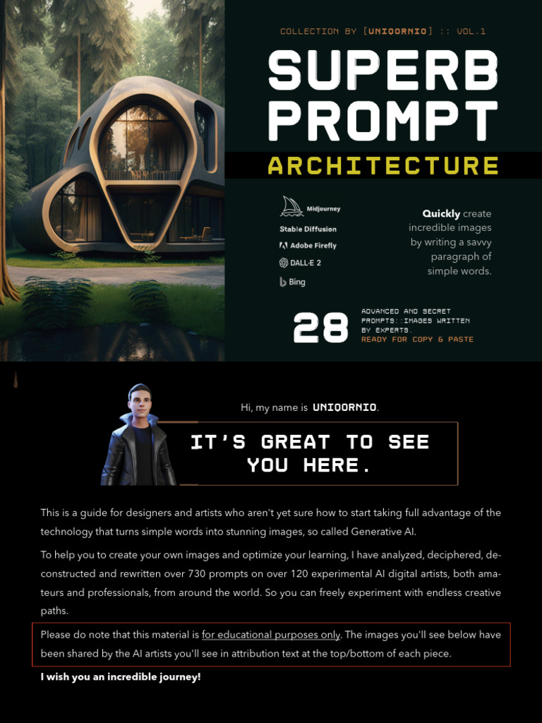 Generative AI Prompts for Image Creation | PDF | Artificial ...