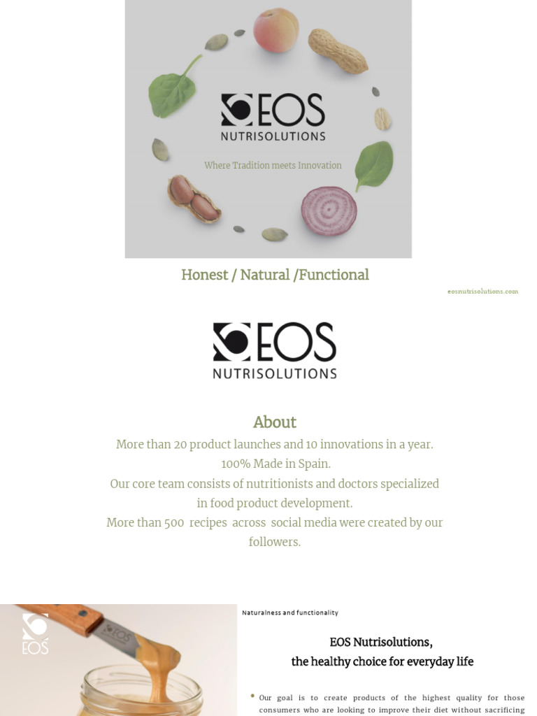 International Presentation Eos | PDF | Chocolate | Fruit Preserves
