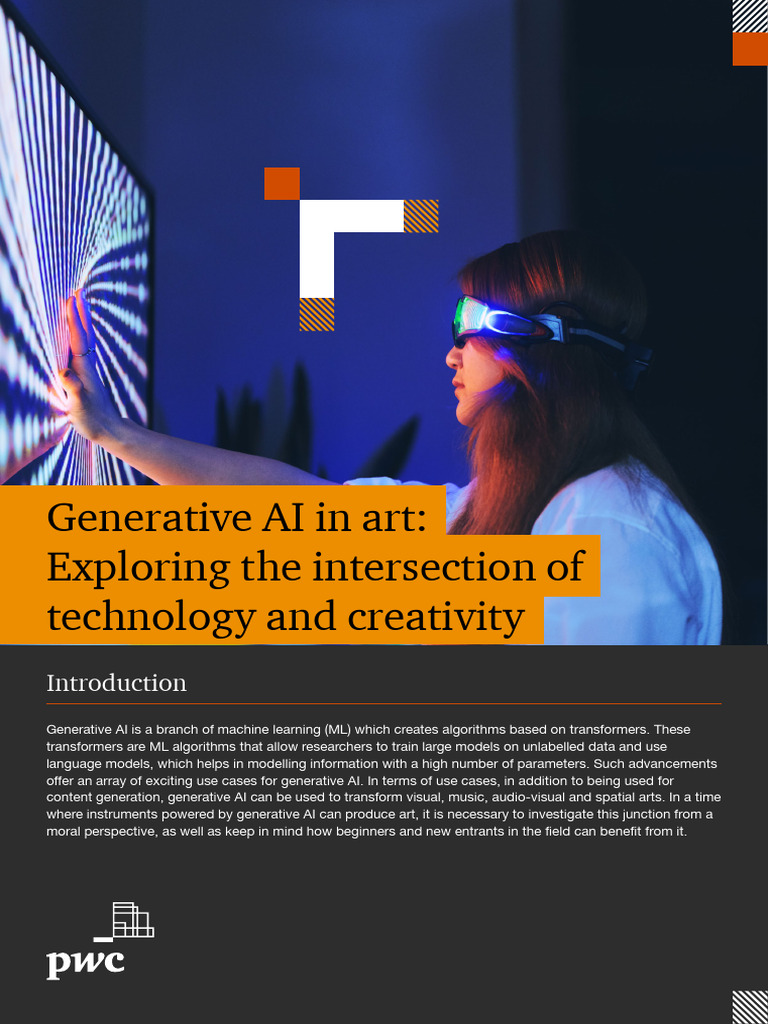 Generative Ai in Art Exploring The Intersection of Technology and Creativity | Download Free PDF ...